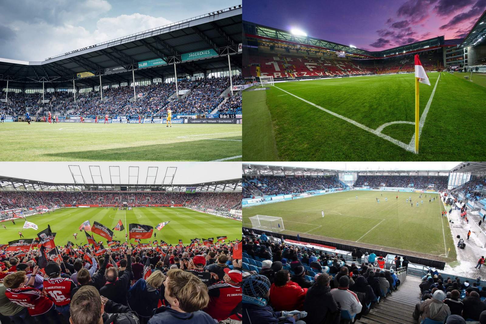 Die Stadionübersicht der dritten Liga Die Stadionübersicht der dritten Liga